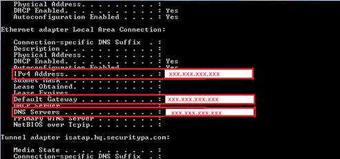 Connection Trouble Shooting